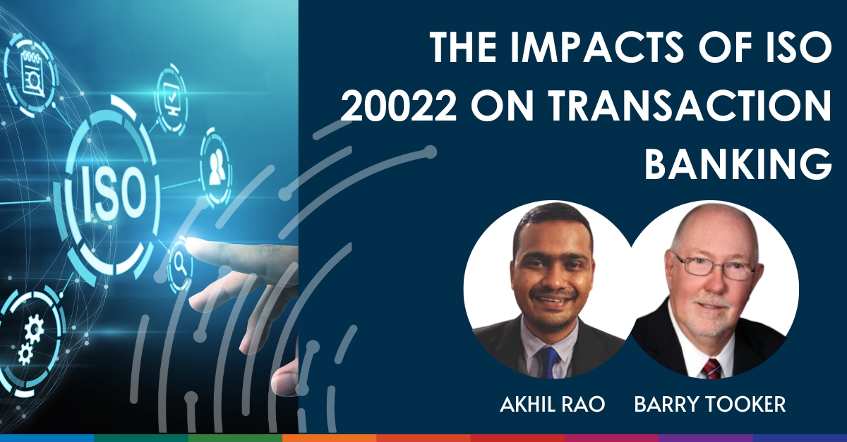 The impacts of ISO 20022 on transaction banking